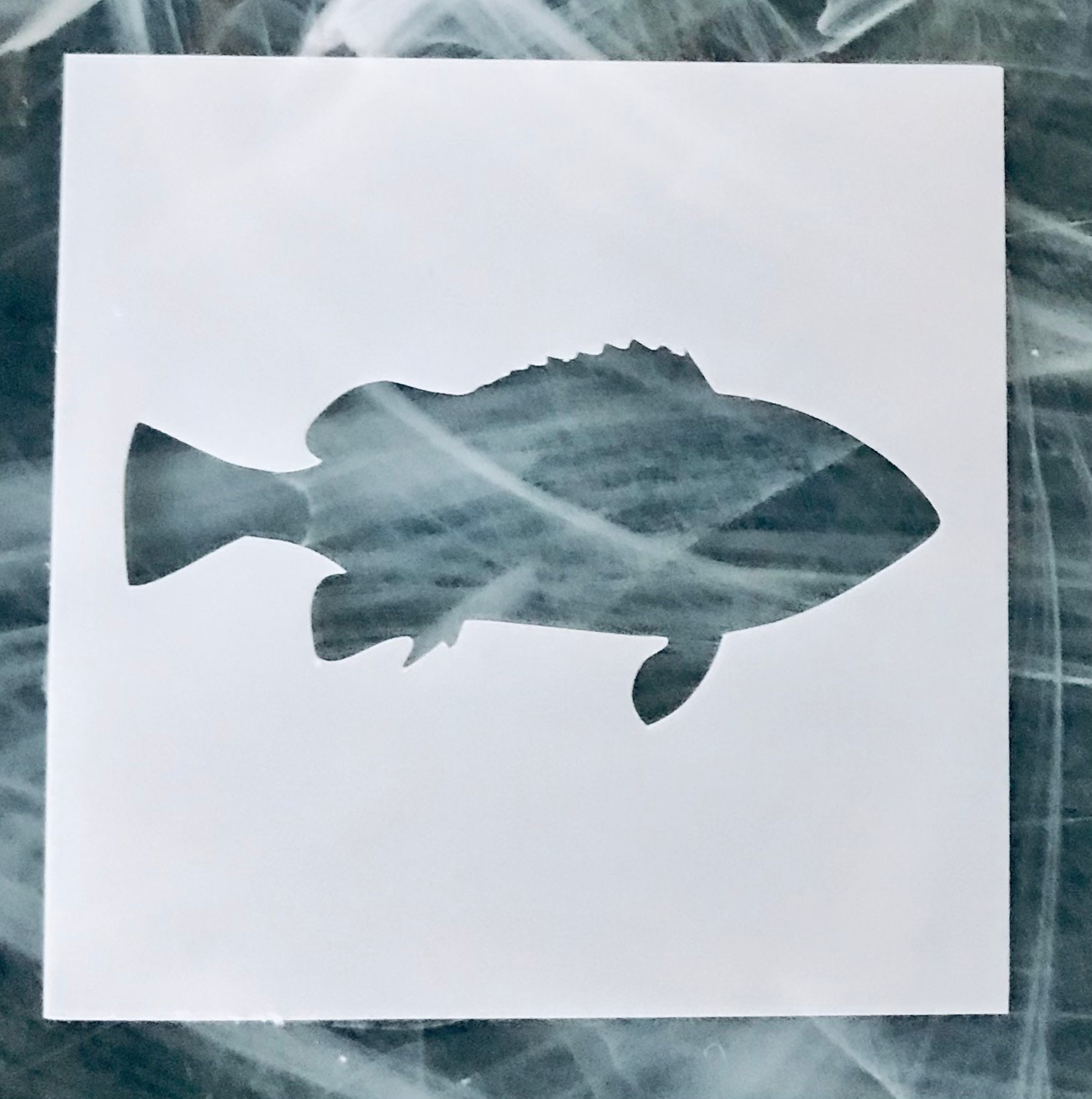 Fish Stencil Reusable Fish Stencil Fishing Stencil - Etsy