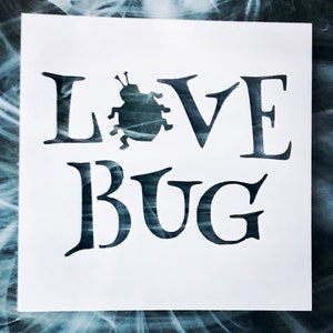 Love Bug Stencil, Reusable Love Bug Stencil, Love Bug Stencil for ...