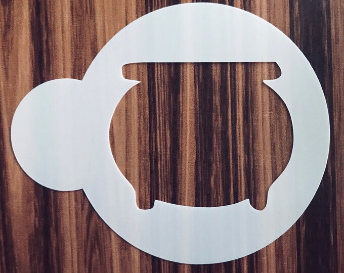 Cauldron of Witches Brew Stencil Reusable DIY Craft Halloween Stencils ...