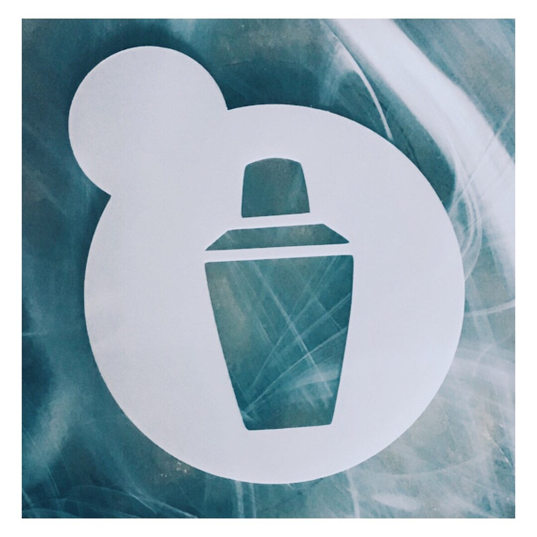 Cocktail Shaker Stencil: Reusable Mylar for Cookies, Coffee, Crafts - Etsy