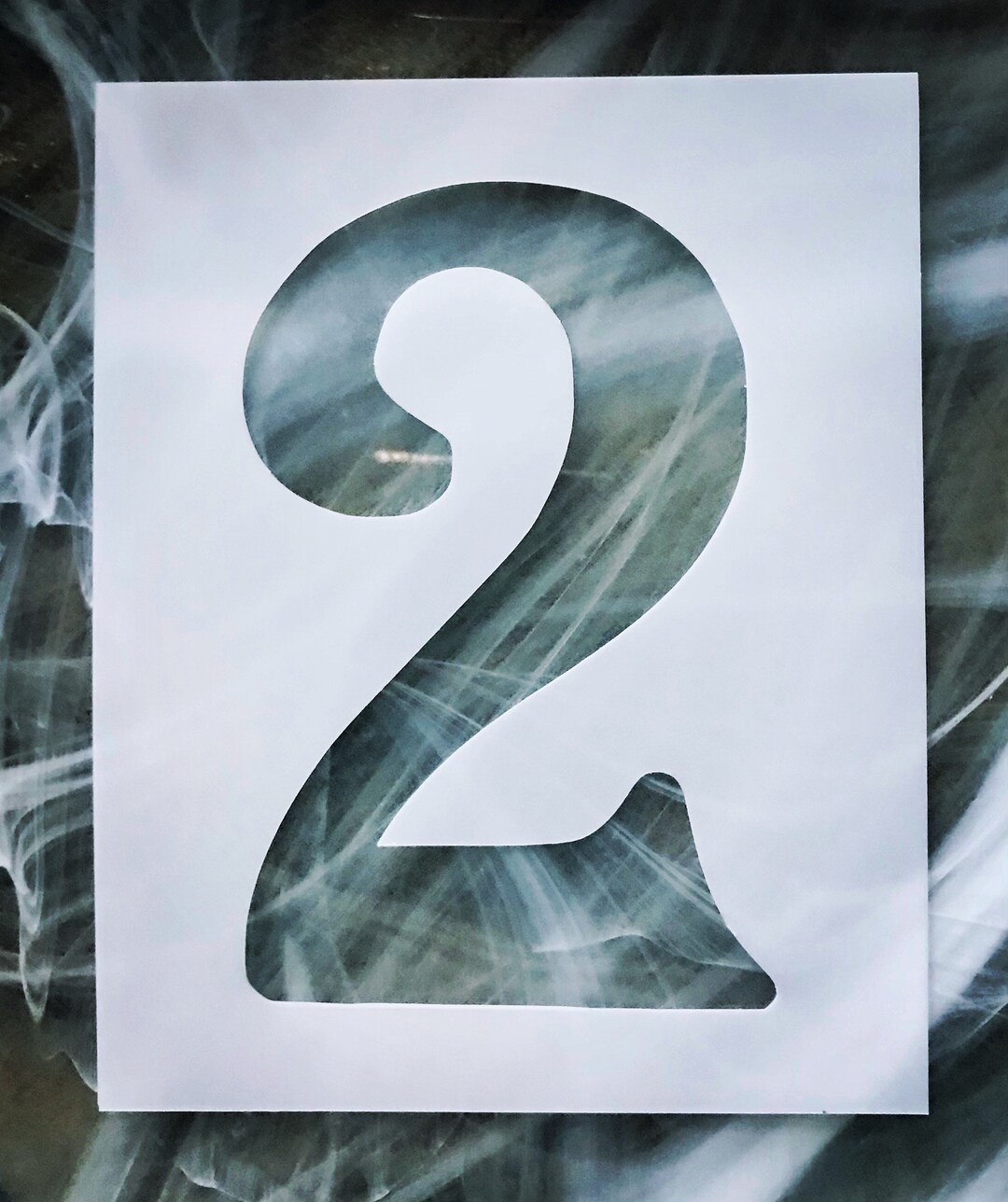 Two Stencil, Reusable Number Two Stencil, Birthday Stencil, Custom ...