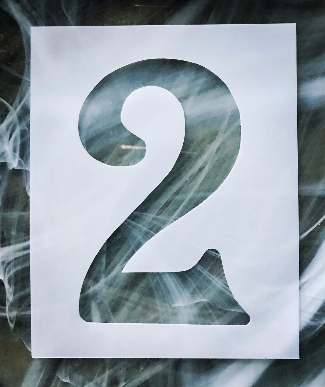 Two Stencil Reusable Number Two Stencil Birthday Stencil - Etsy