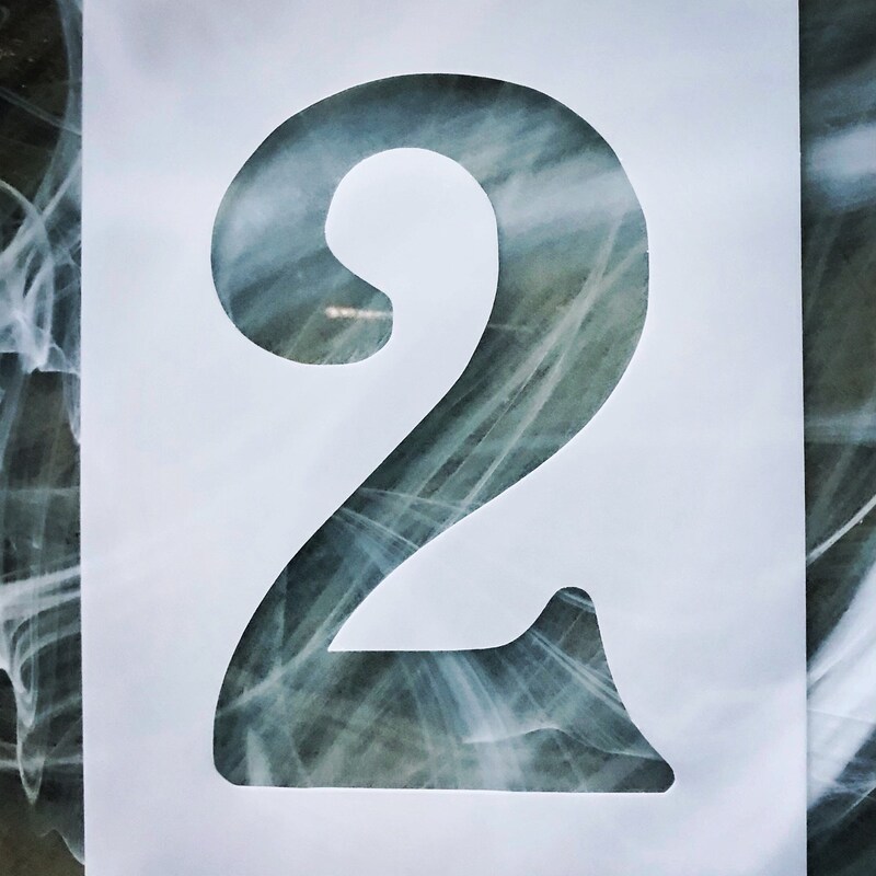 Large Paint Number - Etsy