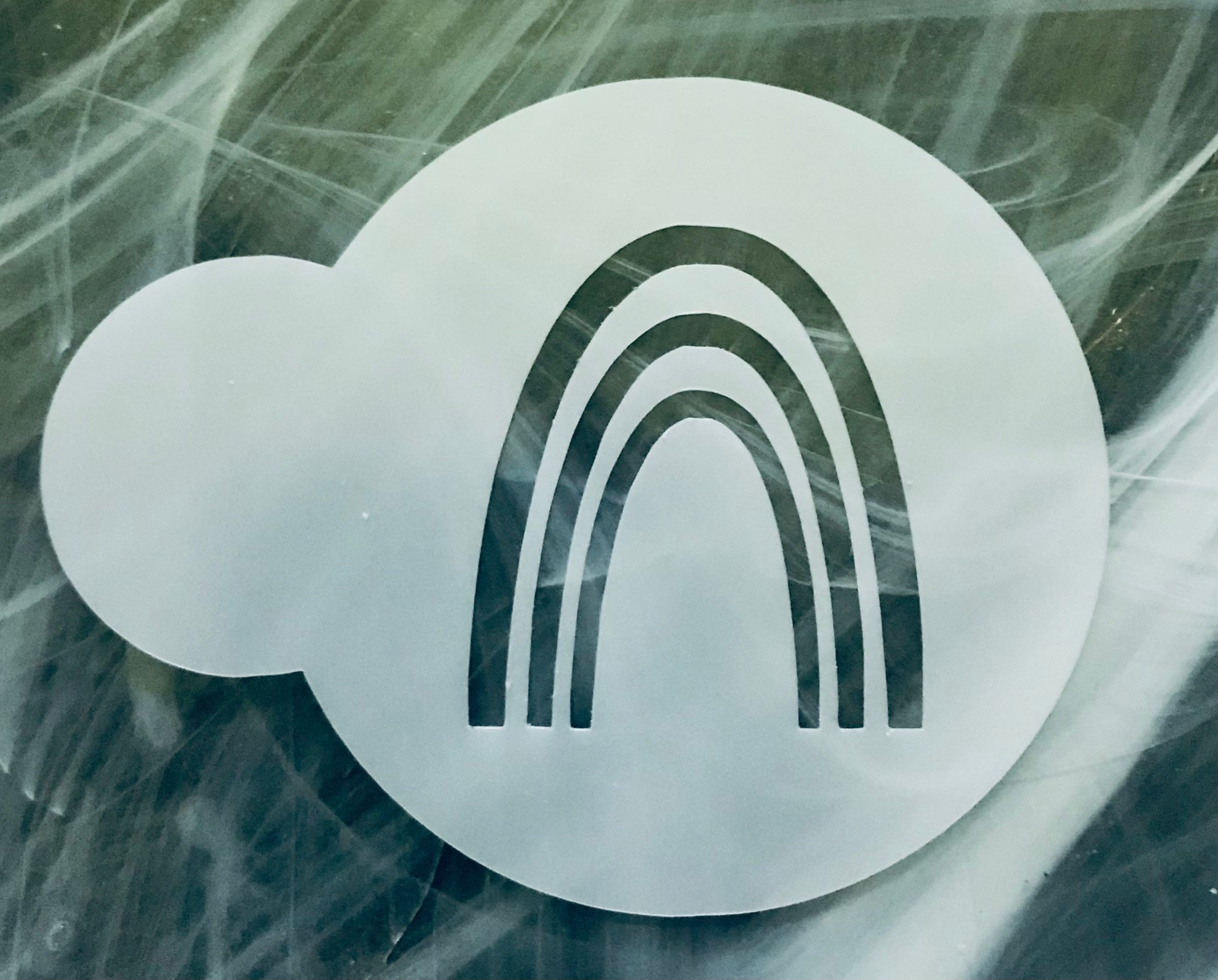 Boho Rainbow Stencil Reusable Rainbow Cookie Stencil Rainbow - Etsy