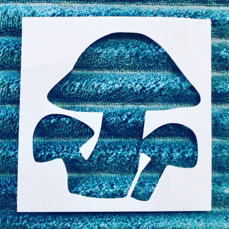 Stencil Plantilla de hongos Plantilla de seta reutilizable - Etsy México