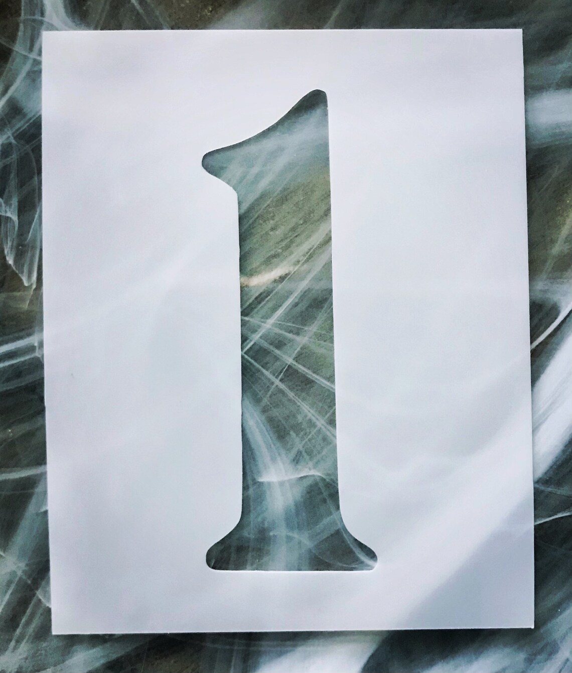 One Stencil Reusable Number Stencil Birthday Stencil Custom | Etsy