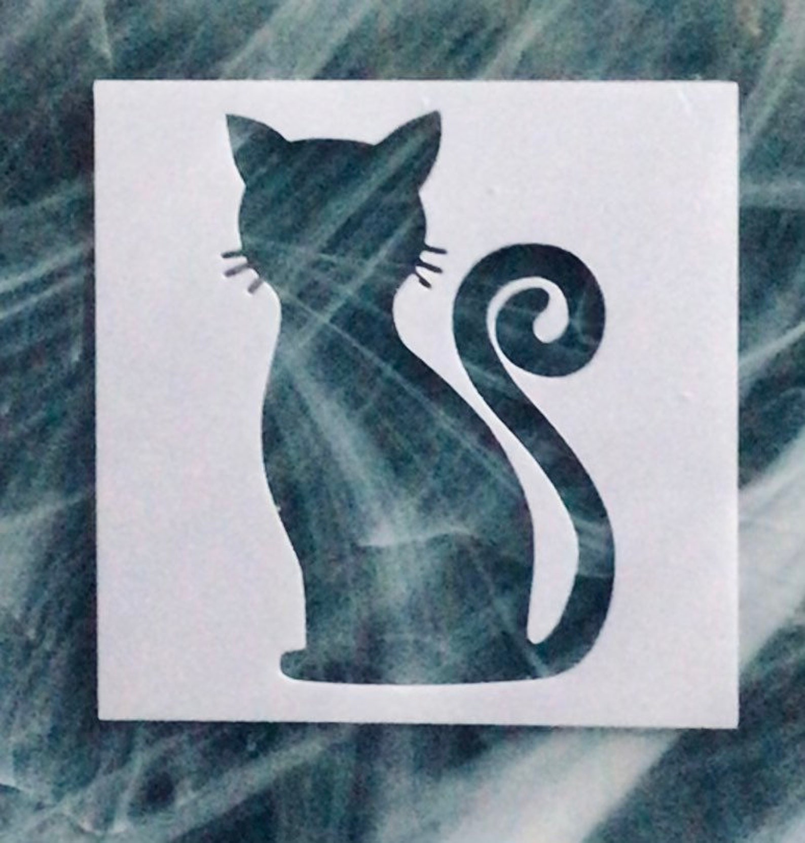 Reusable Cat Stencil Cat Stencil for Painting Home Decor - Etsy