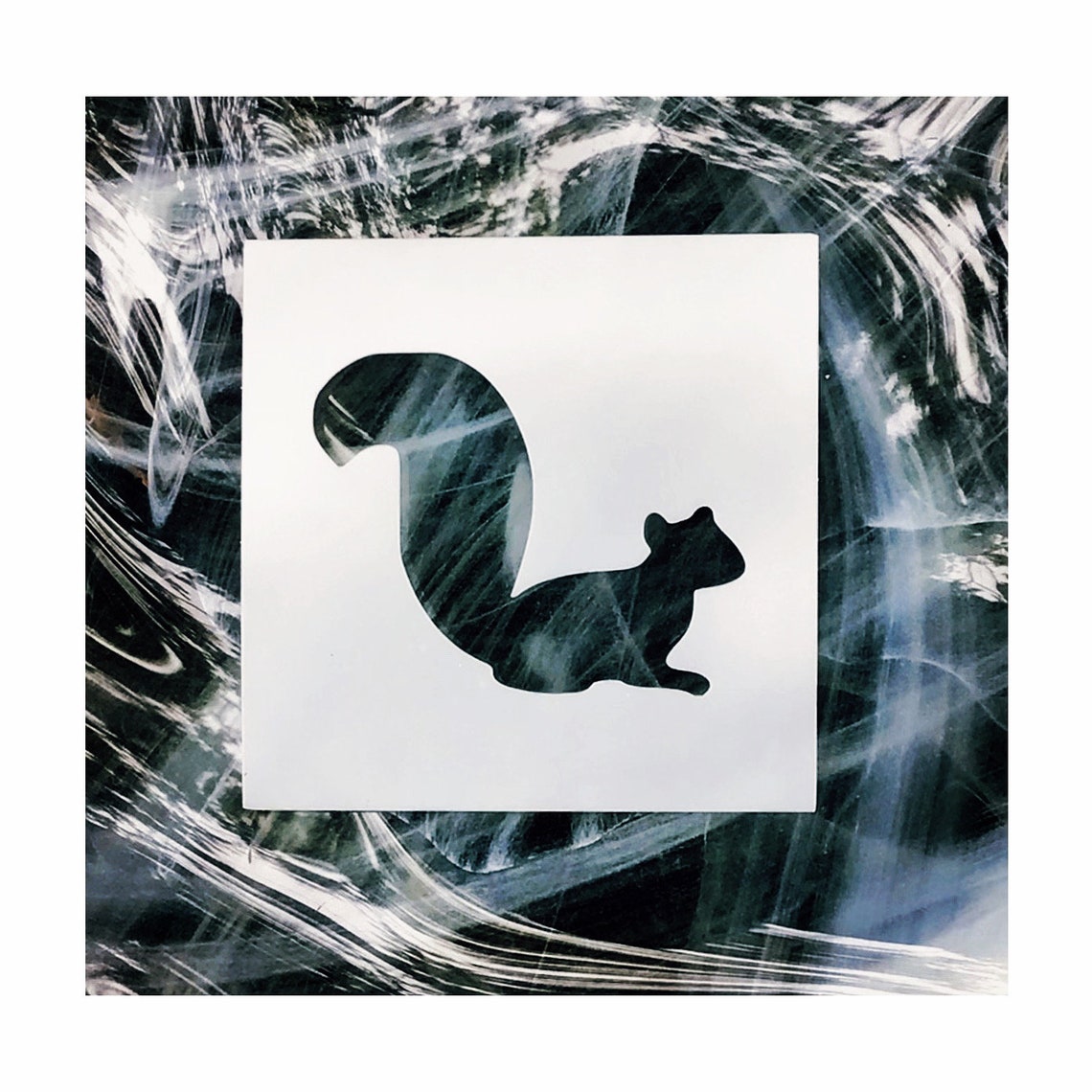 Squirrel Stencil Woodland Stencil Forrest Stencil Animal | Etsy