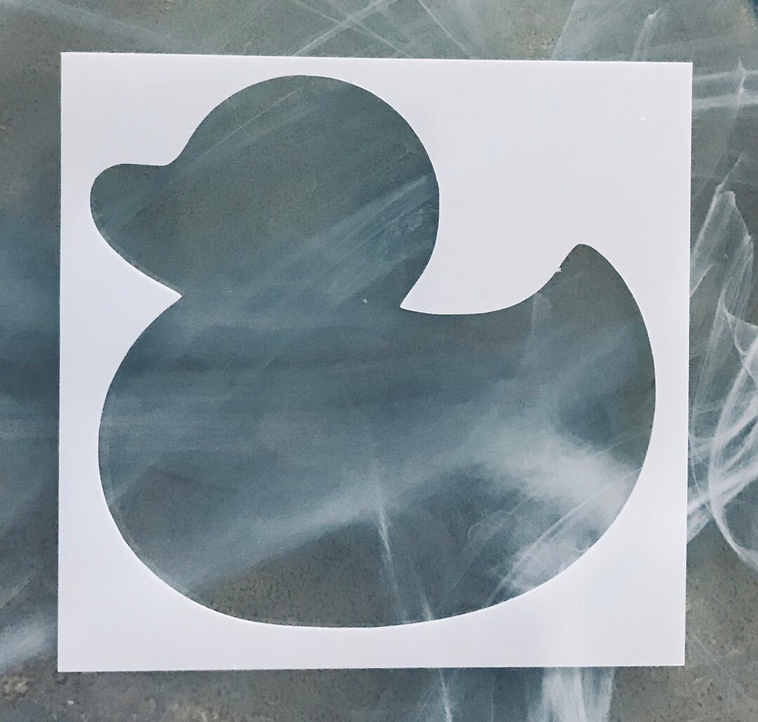 Rubber Ducky Stencil Reusable Rubber Ducky Stencil - Etsy