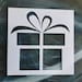 Gift Box Stencil: Reusable Christmas Present Stencil - Etsy