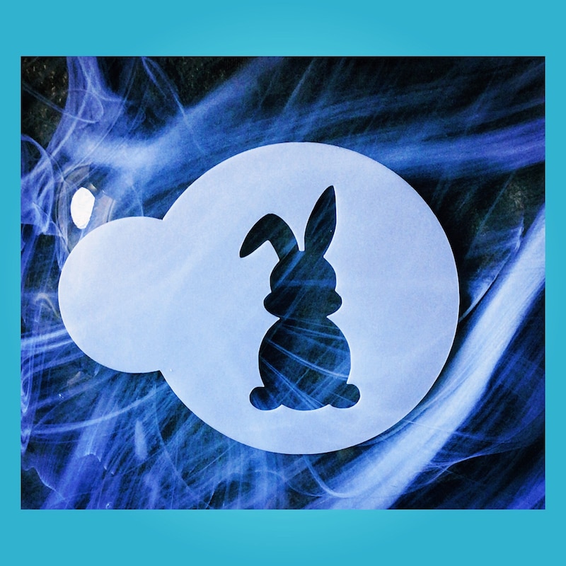 Rabbit Stencil - Etsy