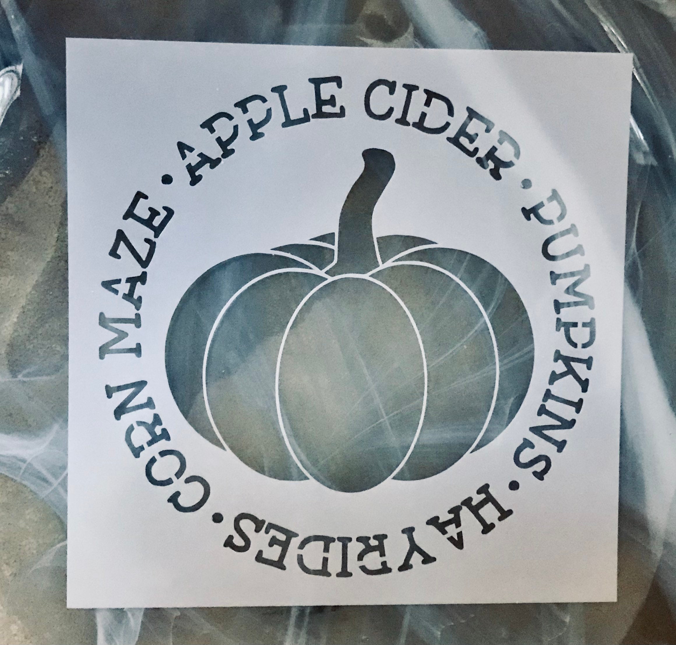 Stencil Hay Rides Stencil Corn Maze Apple Cider Pumpkins - Etsy