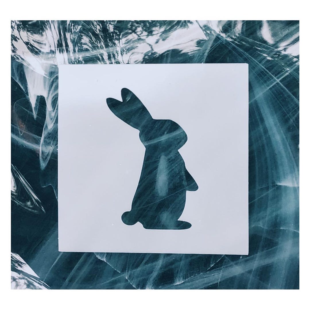 Rabbit Stencil, Bunny Rabbit Stencil, Cookie Stencil, Easter Stencil ...