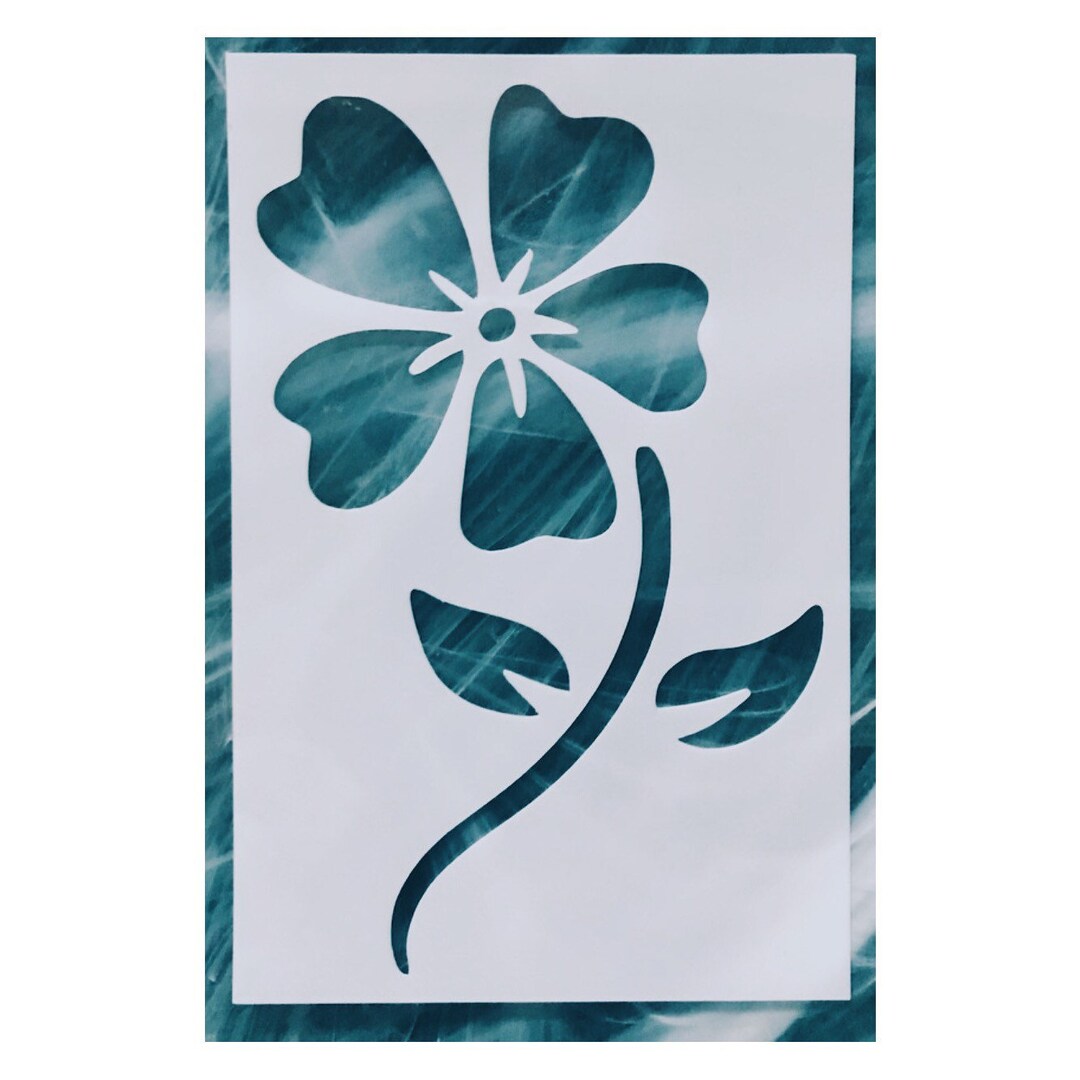 Flower Stencil, Reusable Flower Stencil, Custom Reusable Stencil ...