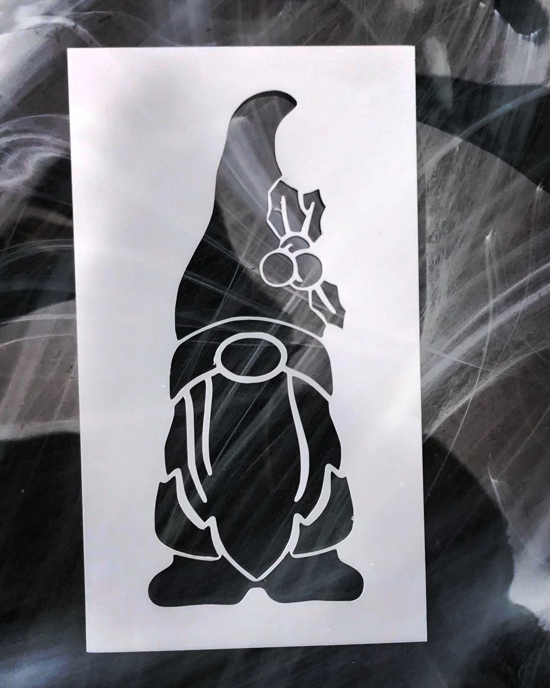 Gnome Stencil Reusable Christmas Stencil Christmas Gnome - Etsy