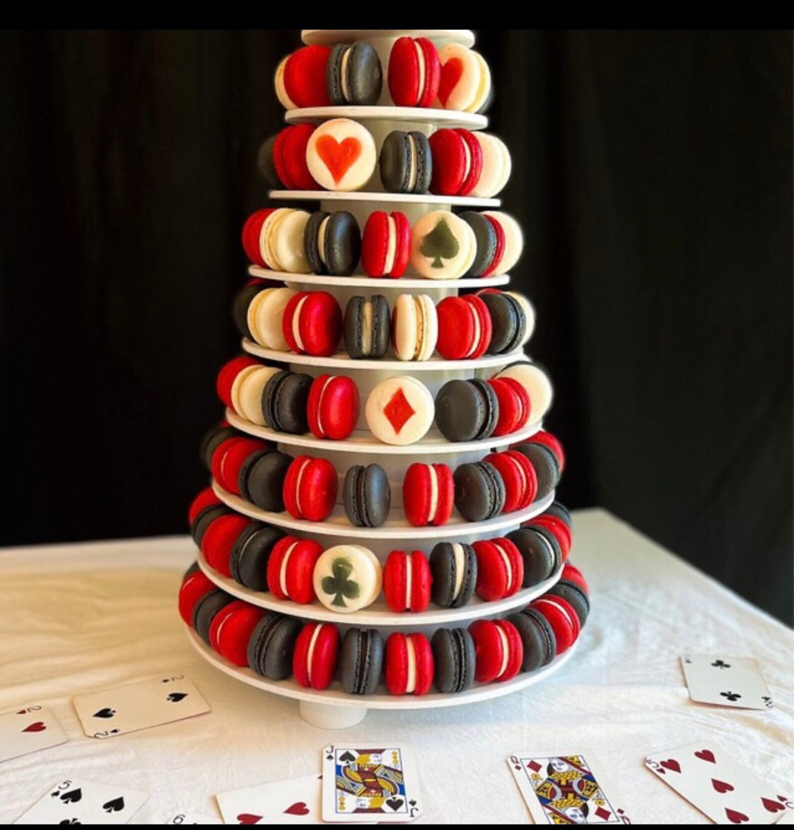 Suit of Cards Stencil Set: Casino Theme Cookie & Macaron Stencils - Etsy