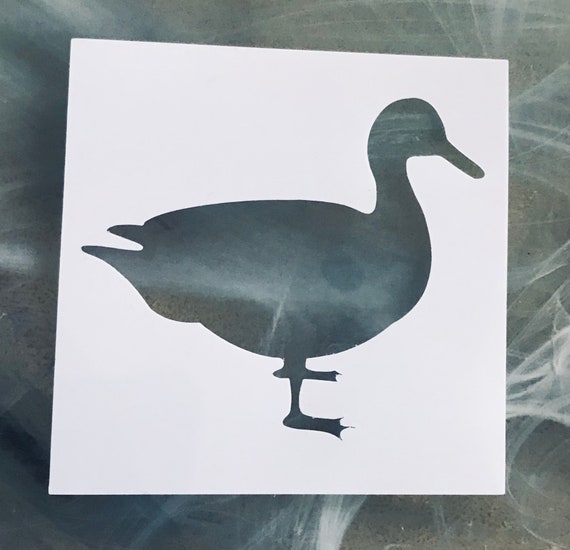 Duck Stencil Reusable Duck Stencil Multiple Sizes Duck | Etsy