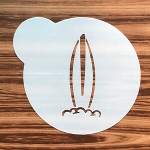 Surfboard Cookie Stencil, Reusable Surfboard Stencil, Surfboard Cake ...