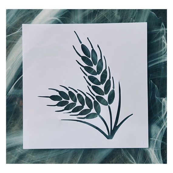 Wheat Stencil Pattern