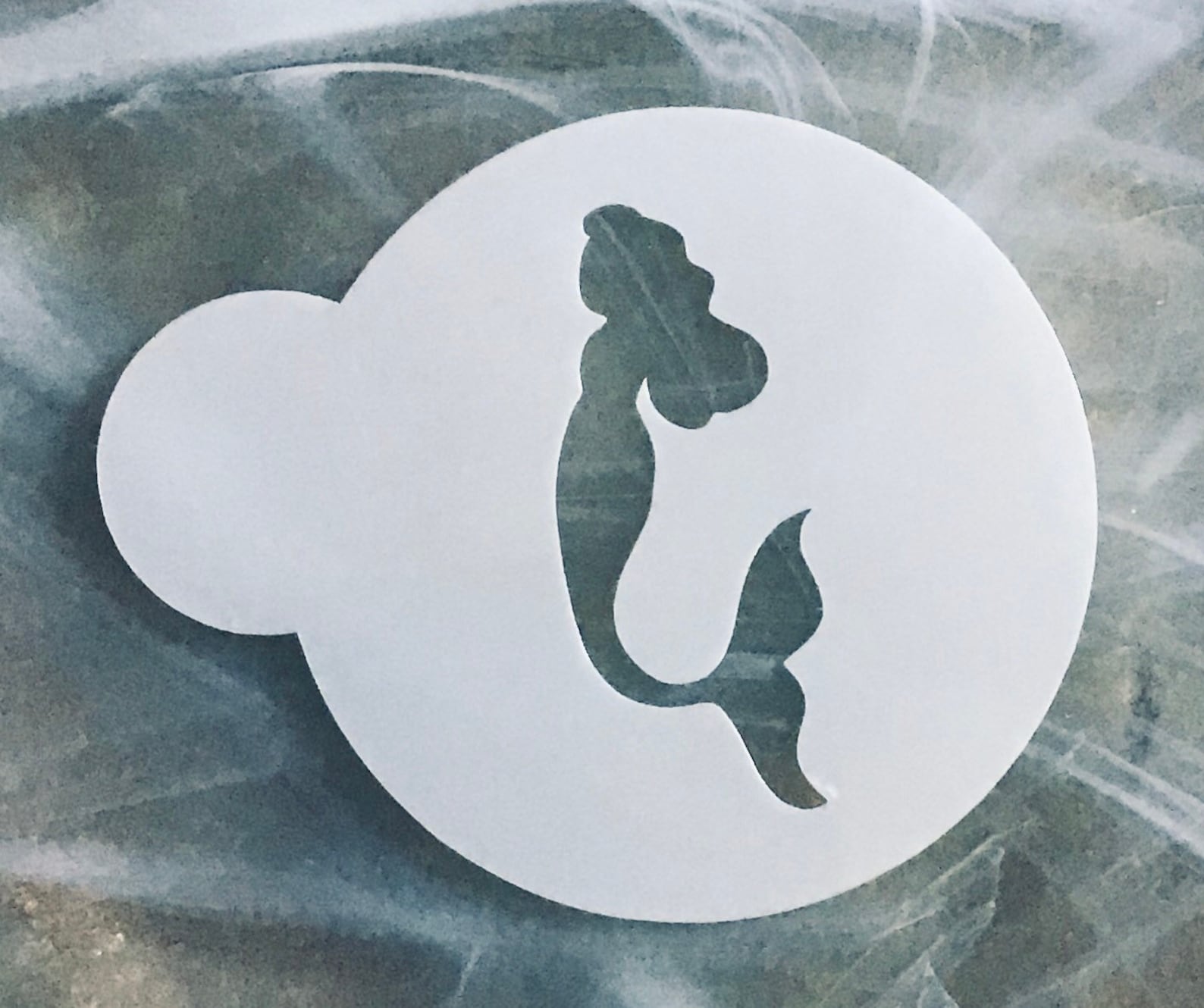 Mermaid Stencil REUSABLE MERMAID STENCIL Mermaid Cake - Etsy