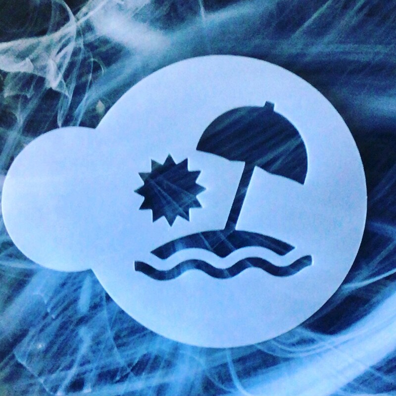 Beach Stencil - Etsy