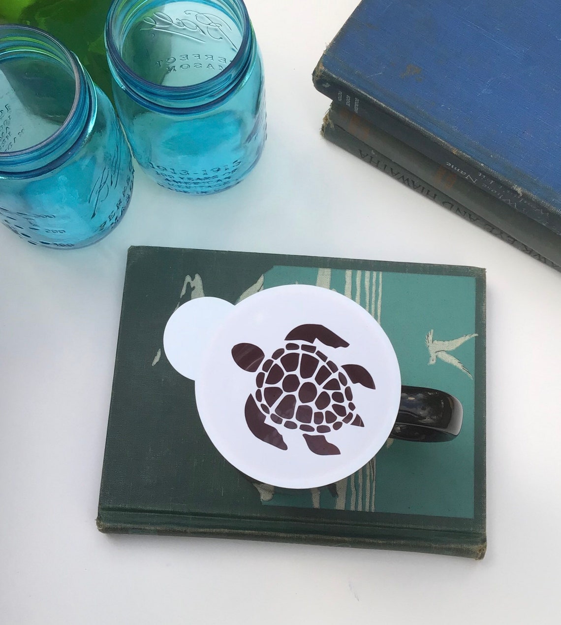 Sea Turtle Cookie Stencil Reusable Sea Turtle Stencil Sea | Etsy