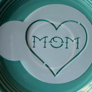 Mom Cookie Stencil, Reusable Mom Cookie Stencils, Mom Tattoo Stencil ...