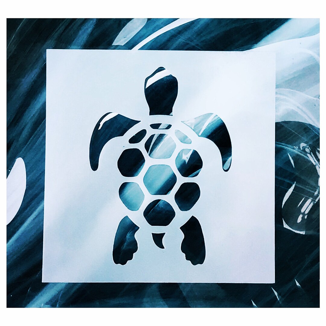 Sea Turtle Stencil, Turtle Stencil, Cookie Stencil, Stencils for Walls ...