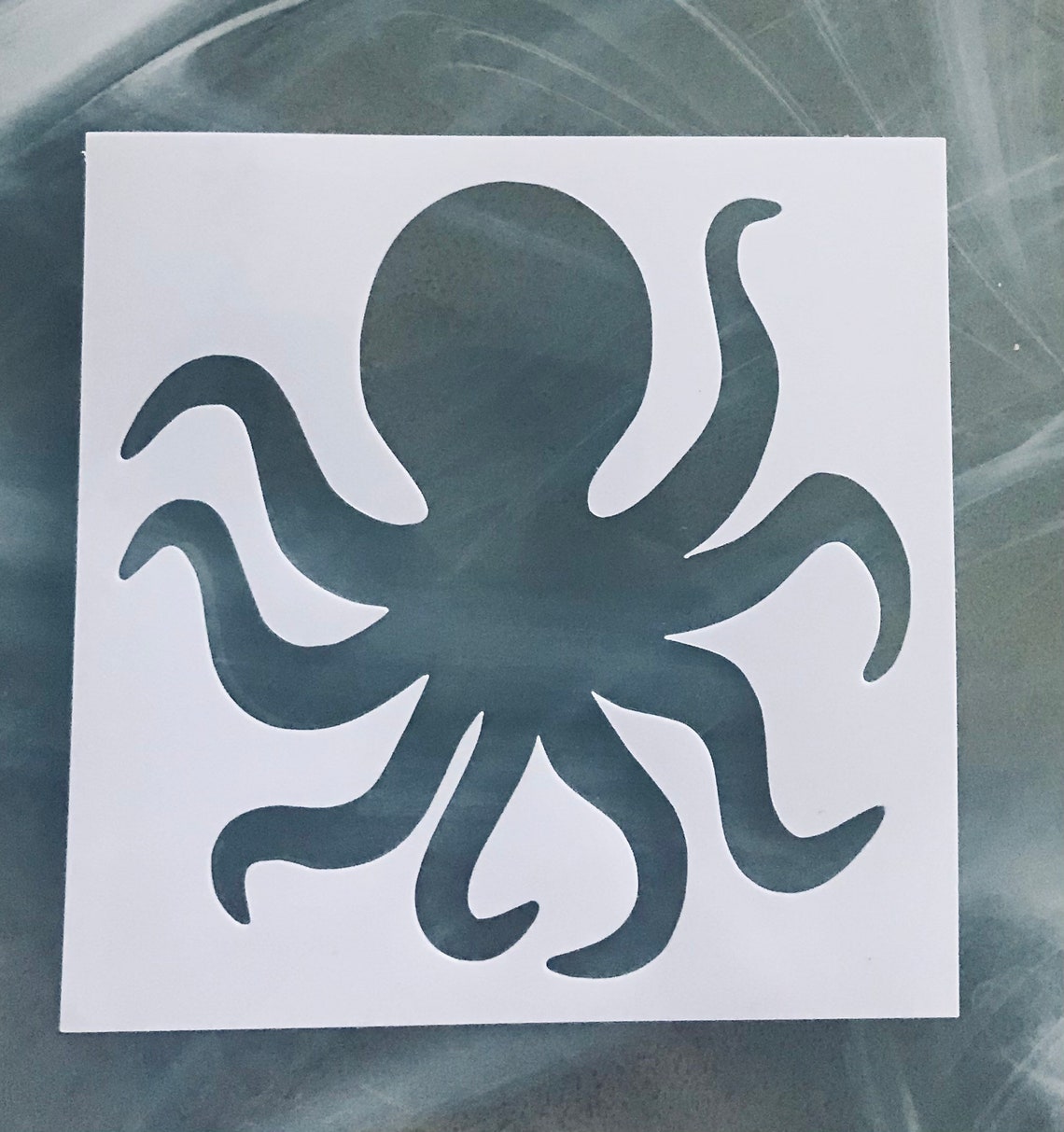 Octopus Stencil Reusable Octopus Stencil - Etsy