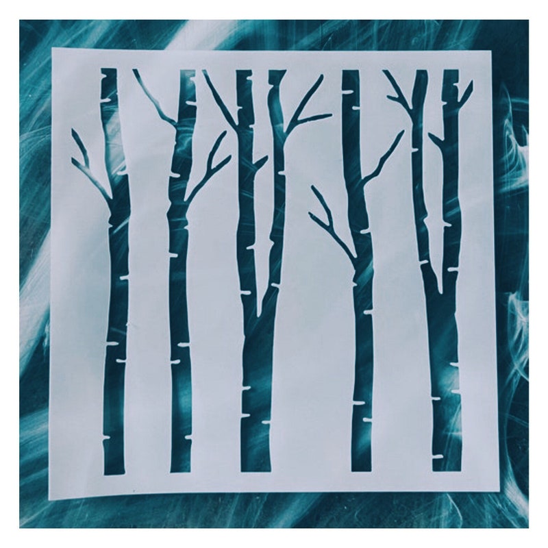 Tree Stencil - Etsy