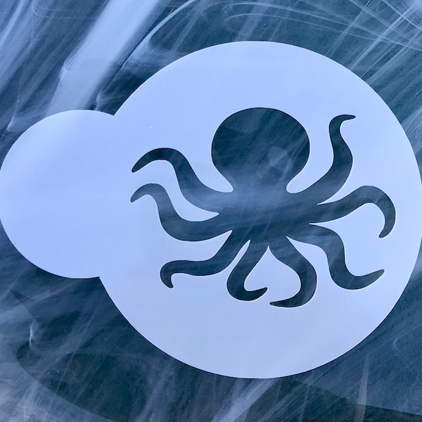 Octopus Stencil - Etsy