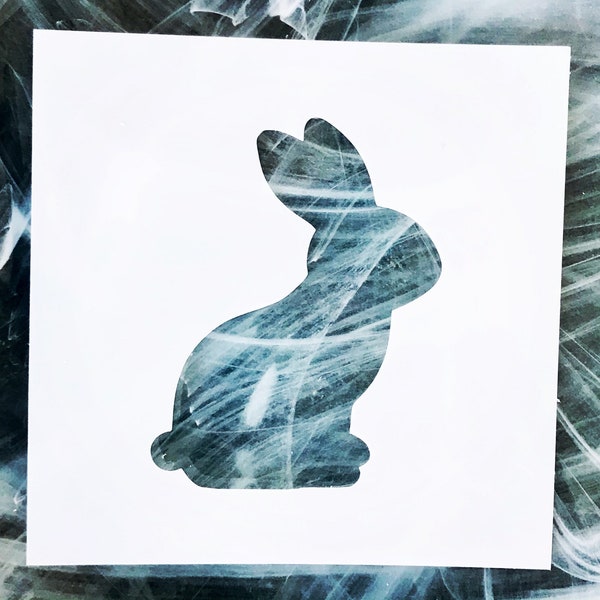 Rabbit Stencil - Etsy