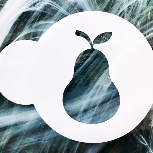 Pear Stencil - Etsy