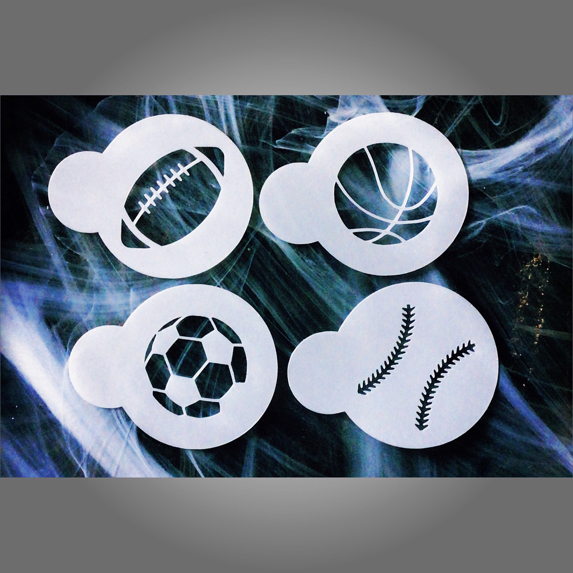 Sports Stencils Baseball Stencils Cookie Stencils for - Etsy