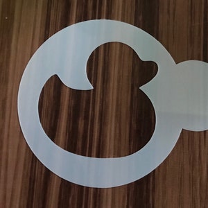 Rubber Ducky Cookie Stencil: Reusable Mylar Craft Template - Etsy