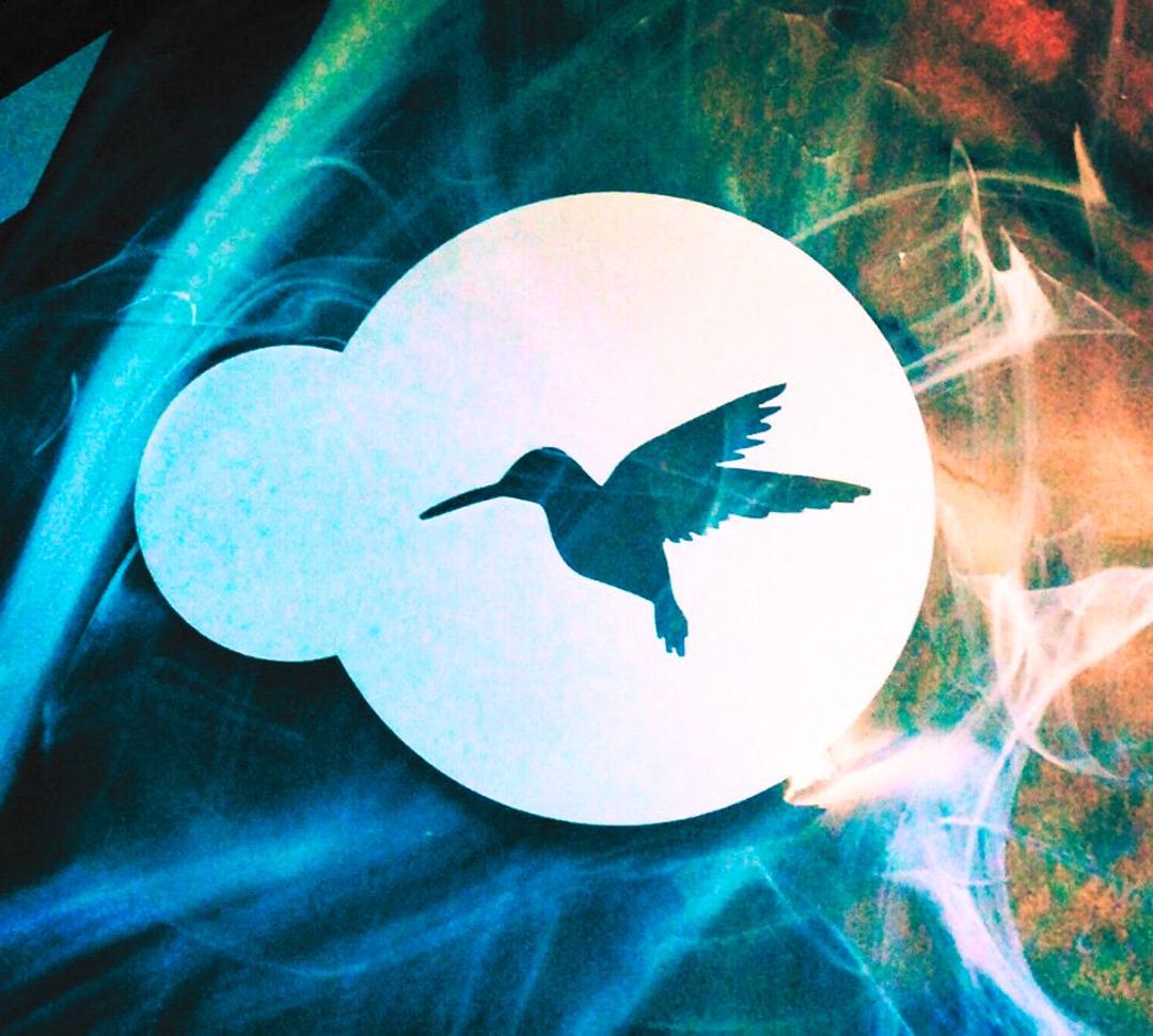 Hummingbird Cookie Stencil | Reusable Mylar Cookie & Cake Decorating ...