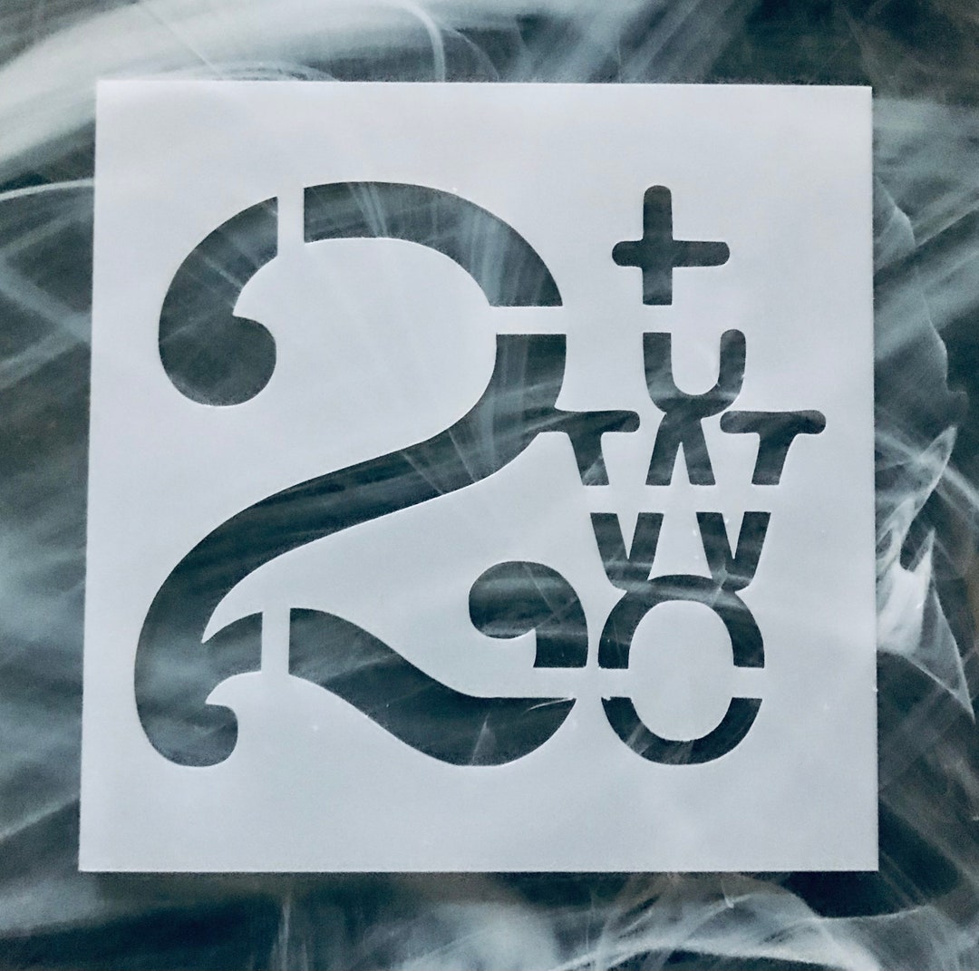 Two Stencil, Reusable Number Stencil, Birthday Stencil, Custom Reusable ...