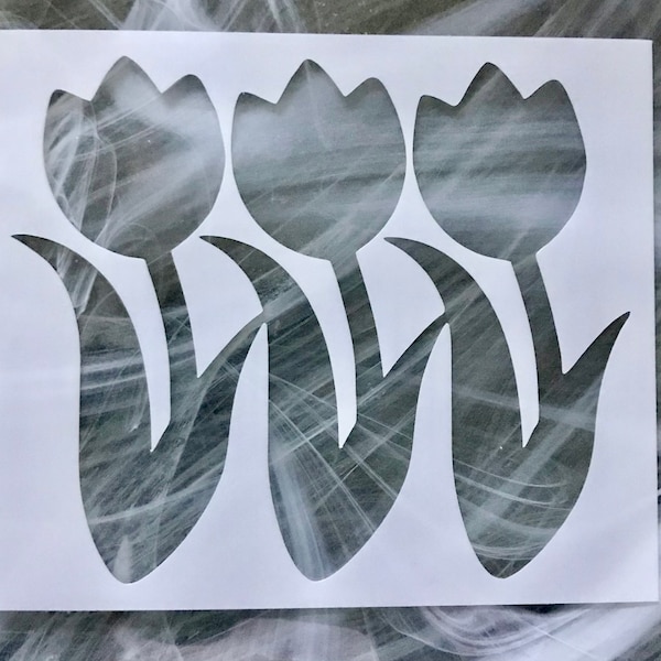 Tulip Stencil - Etsy