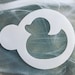 Rubber Ducky Cookie Stencil: Reusable Mylar Craft Template - Etsy