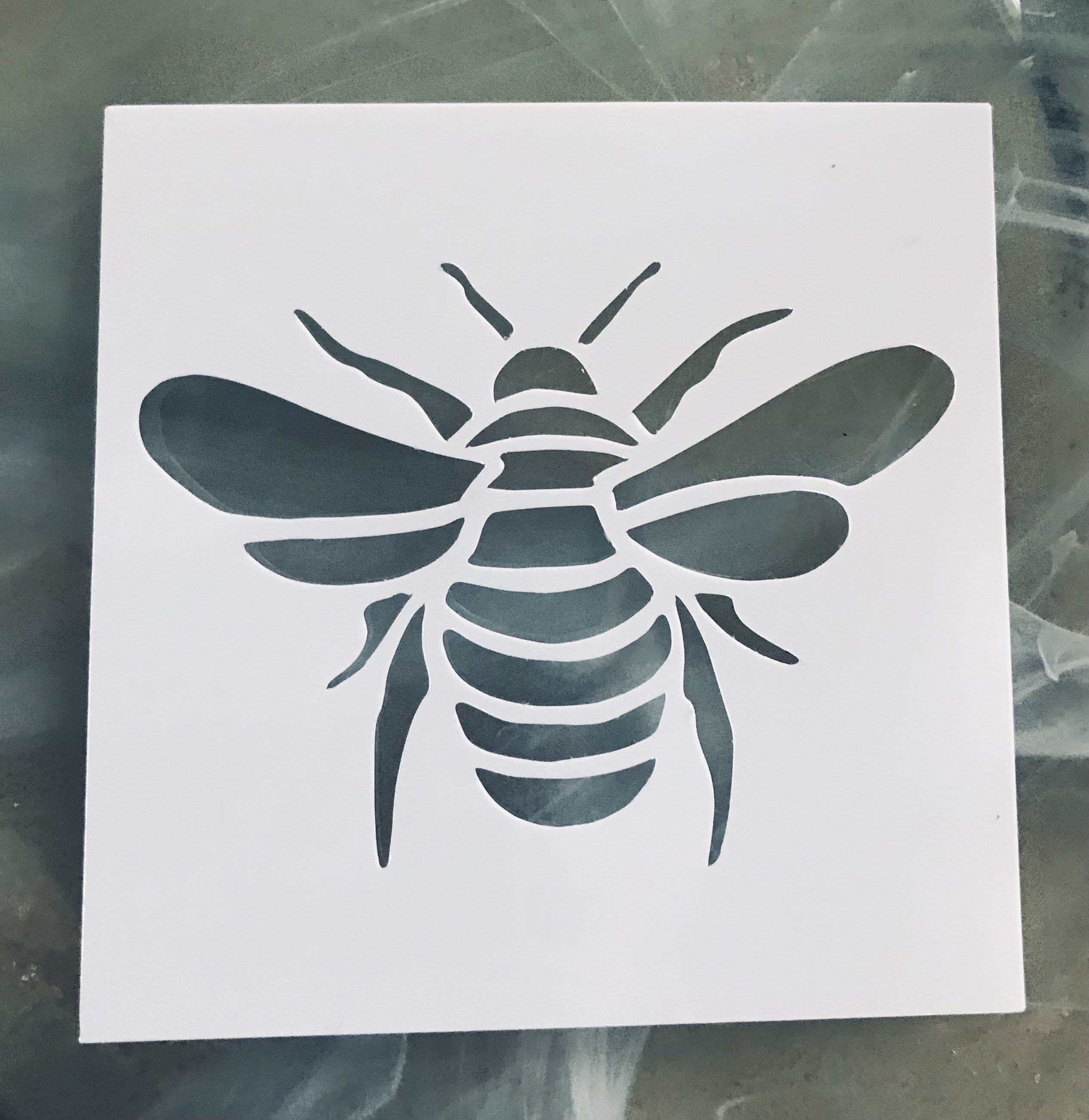 Reusable Bee Stencil Honey Bee Stencil Bumblebee Stencil | Etsy