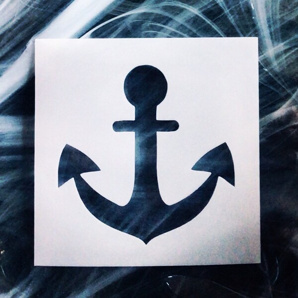 Anchor Stencil - Etsy