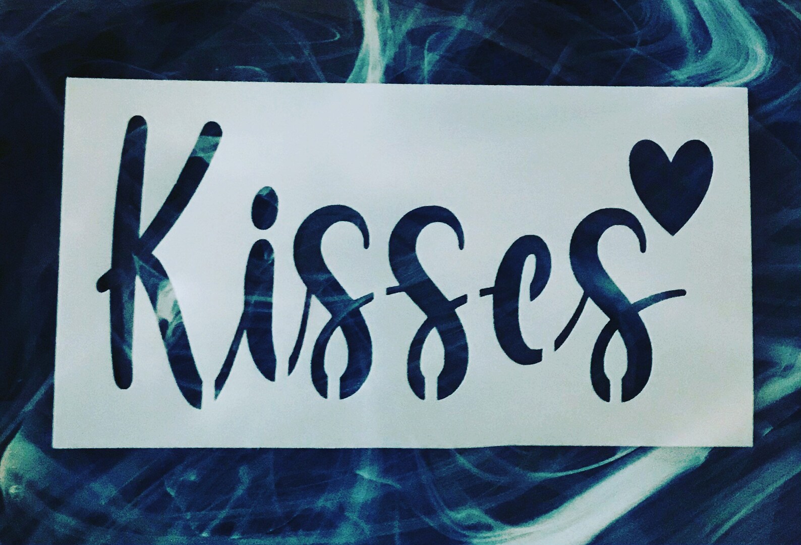 Kisses Stencil Kiss Stencil Reusable Stencils for Wood - Etsy