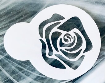 Rose Cookie Stencil | Etsy