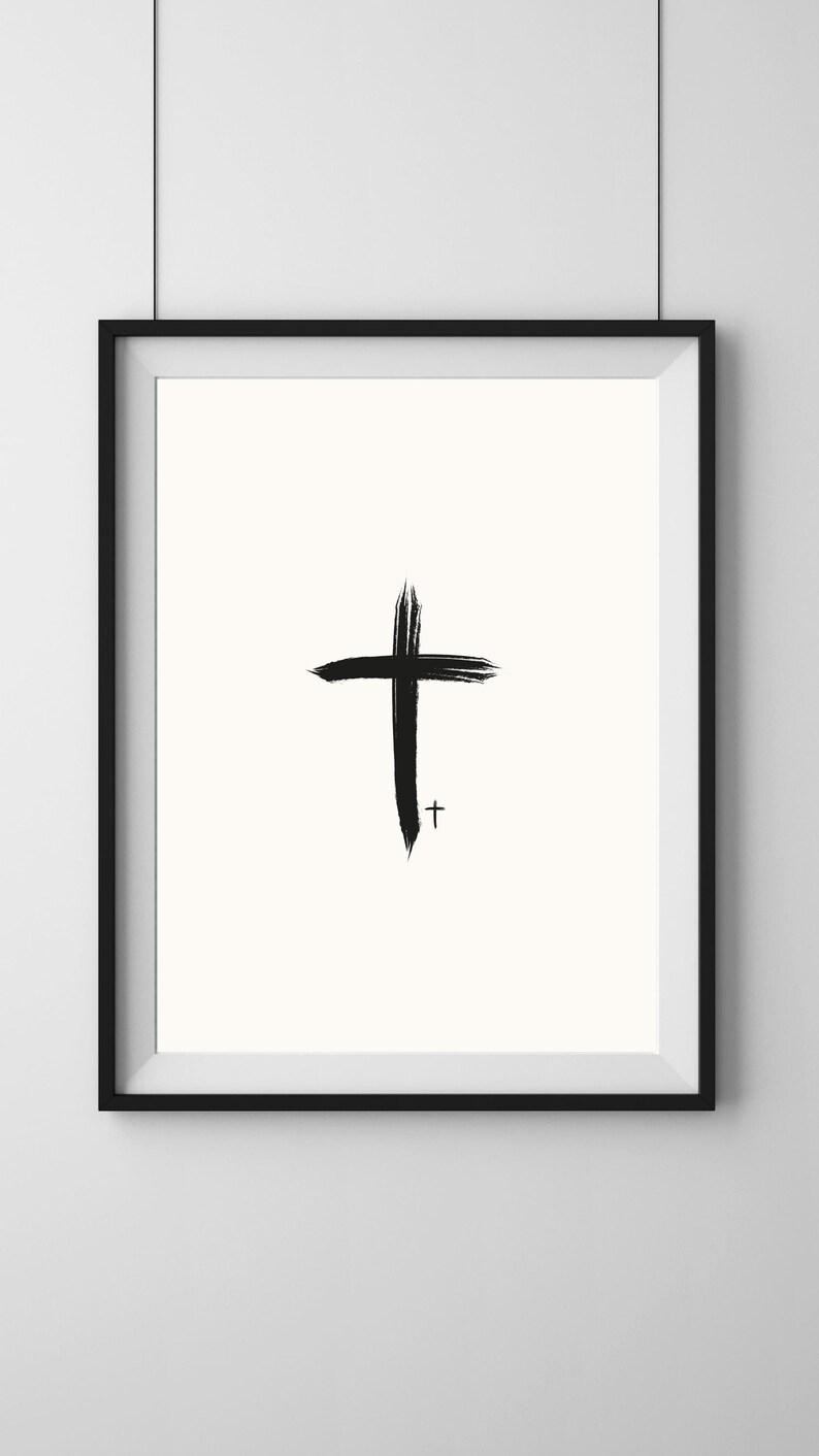 Cross Printable Digital Art - Etsy