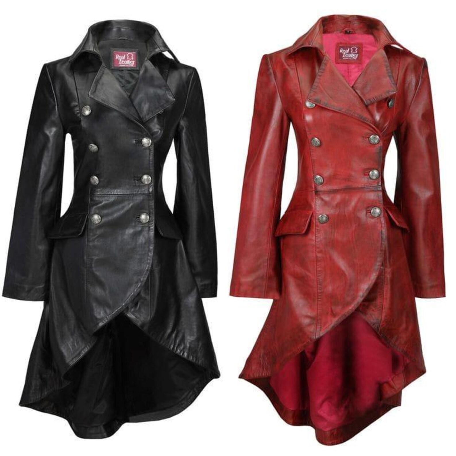 Women Victorian Leather Jacket for Fashion - Etsy