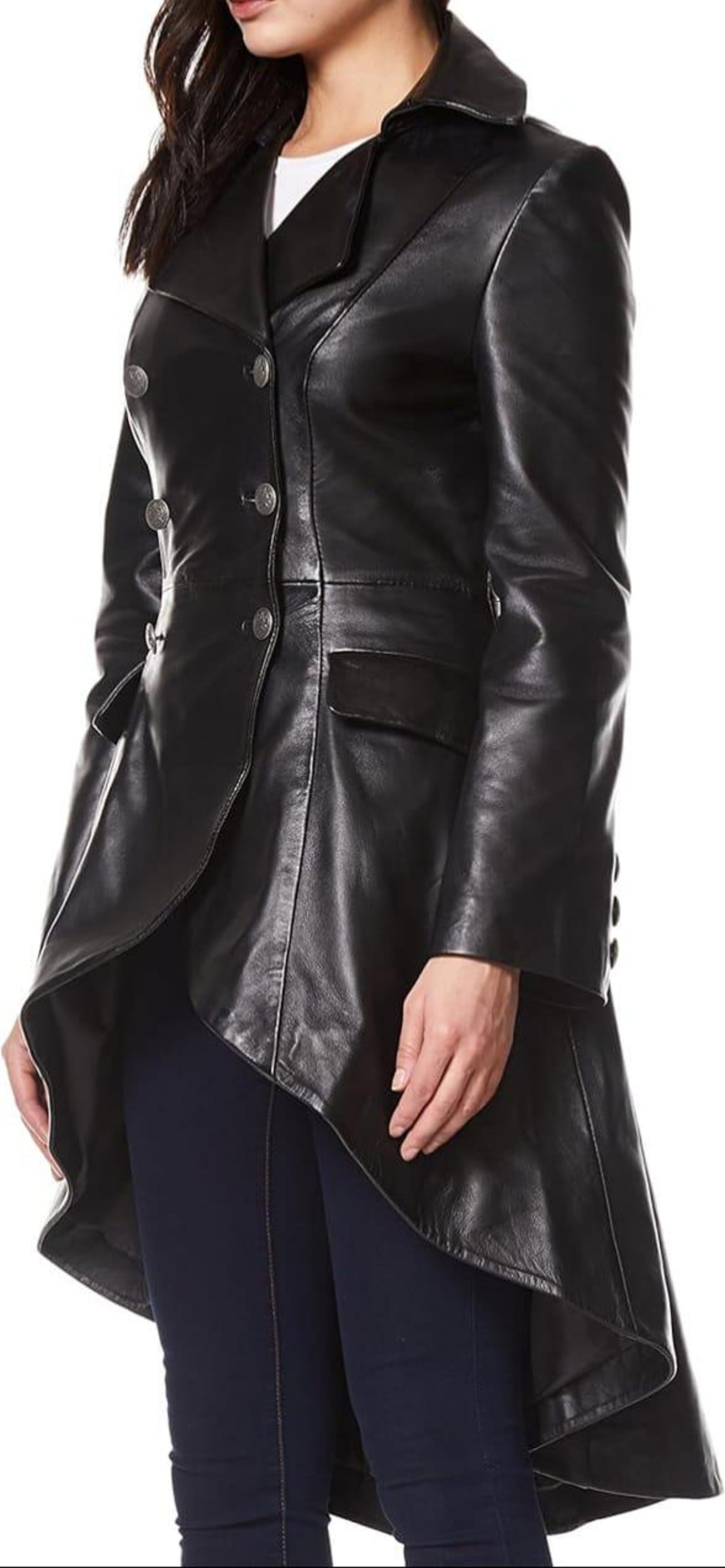 Women Victorian Leather Jacket for Fashion - Etsy
