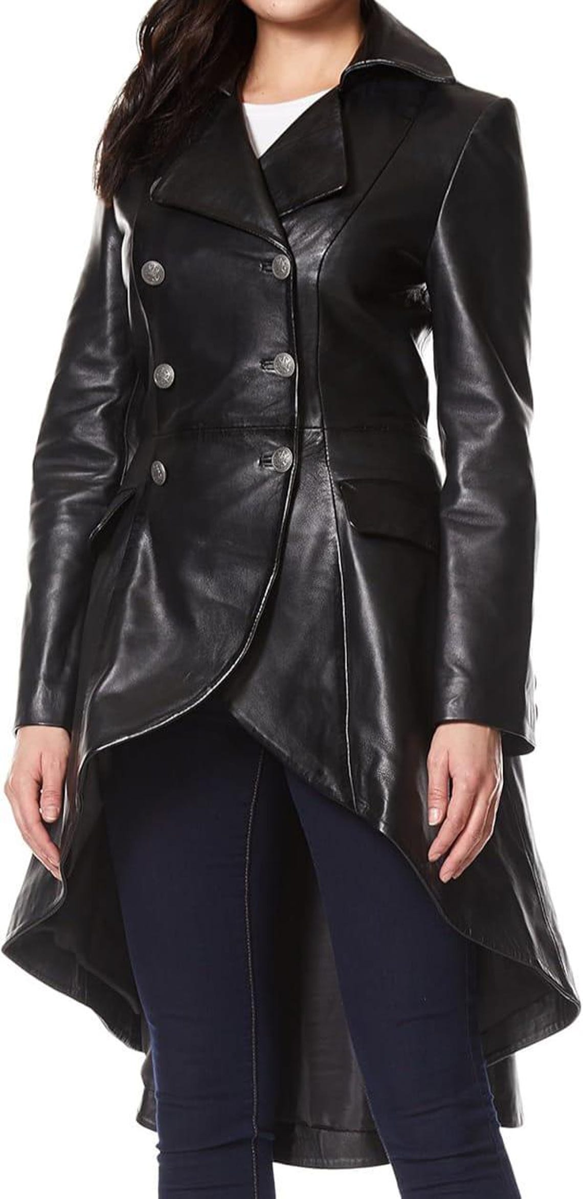 Women Victorian Leather Jacket for Fashion - Etsy