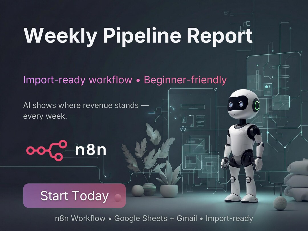 Automação do Relatório Semanal de Pipeline (n8n) | E-mail com Visão ...