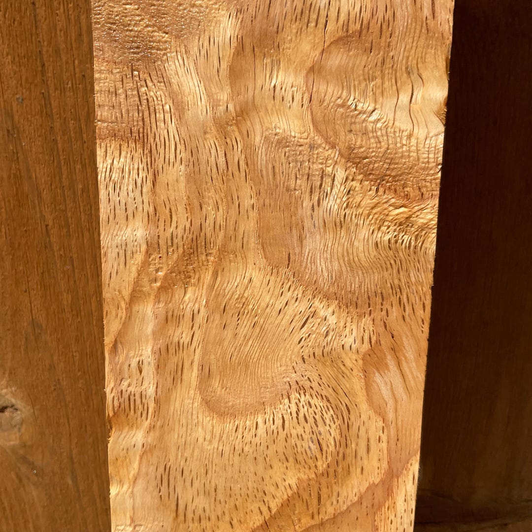Curly White Oak Craft Lumber 15/16x3&5/8x60 - Etsy