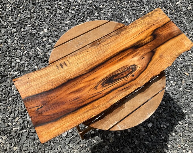 RARE Black Heart Persimmon Double Live Edge Slab 1&5/8x12x36 - Etsy